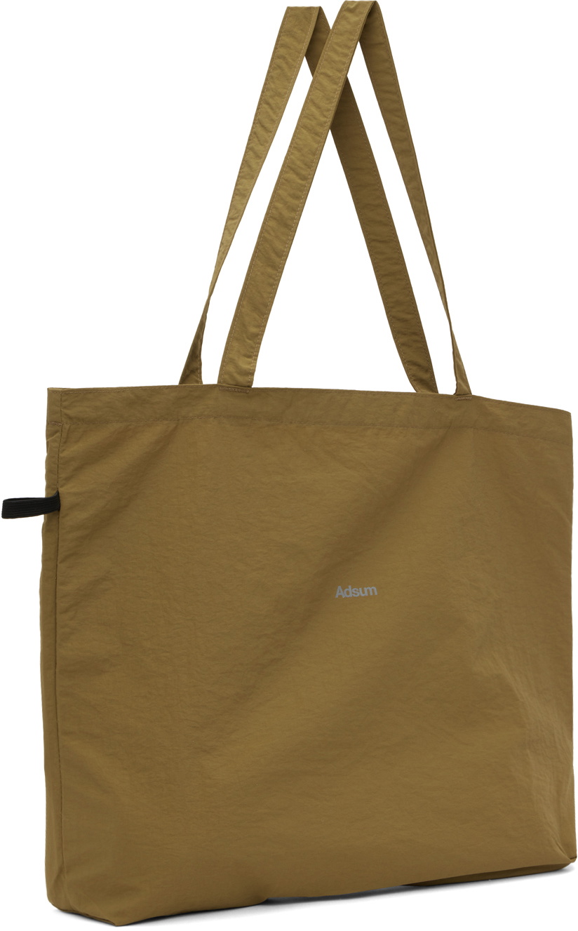 Adsum Khaki Walnut Tote Adsum