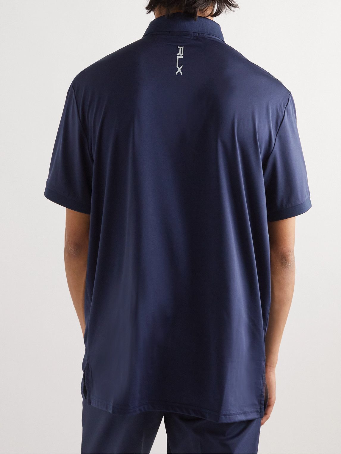 RLX Ralph Lauren - Logo-Print Recycled Stretch-Shell Golf Polo Shirt ...