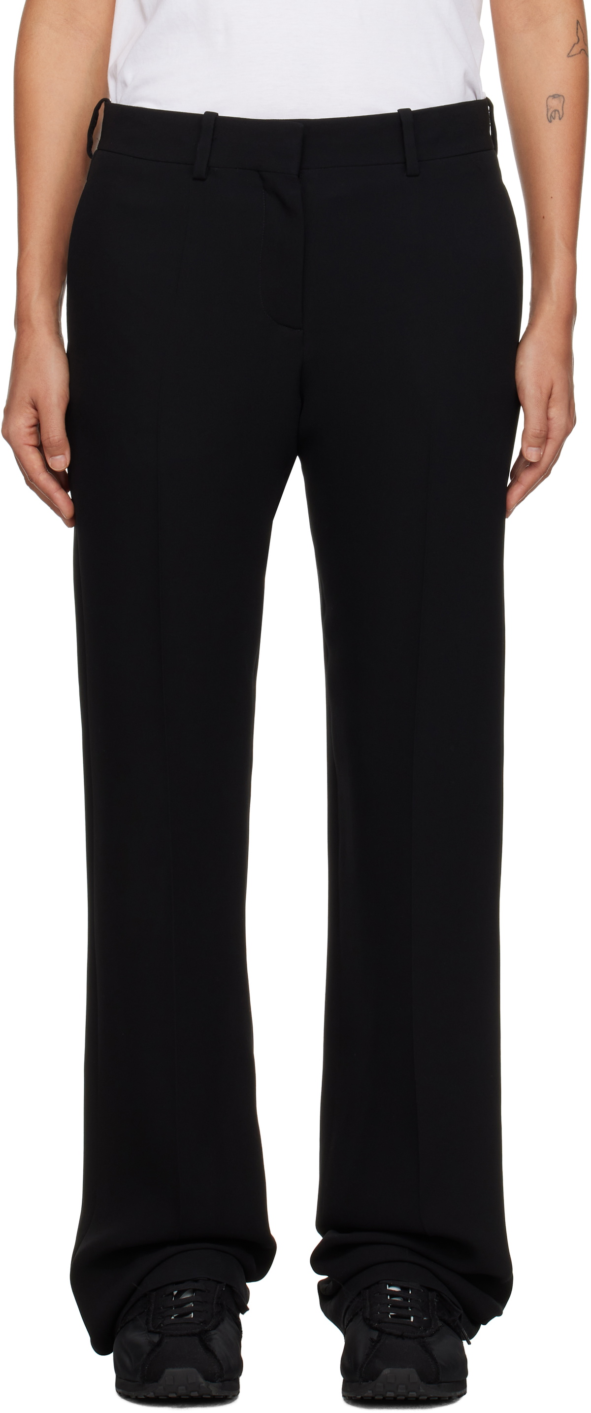 The Row Black Selvie Trousers The Row