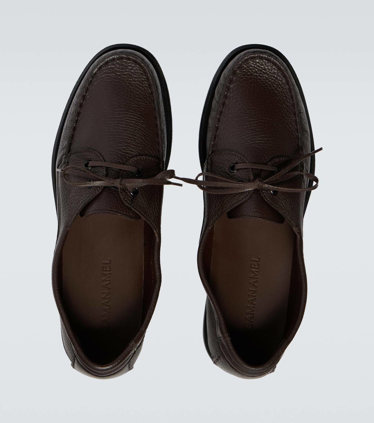 Saman Amel City Moc leather loafers Saman Amel
