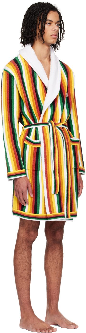Casablanca Multicolor Striped Robe Casablanca