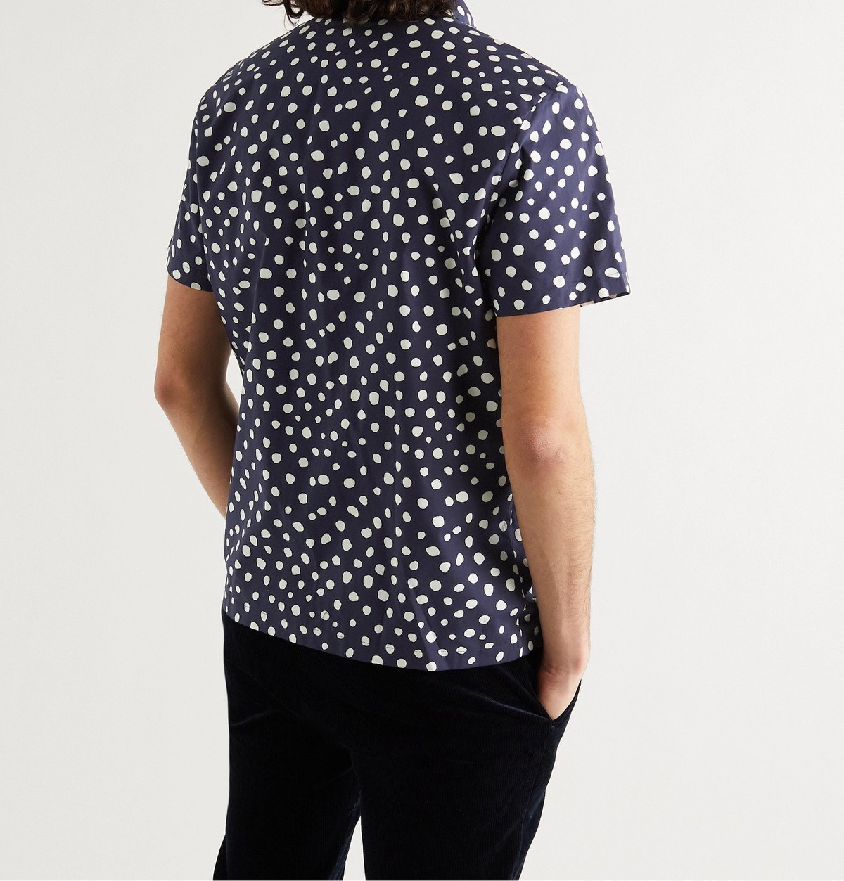 A.P.C. - Léandre Polka-Dot Cotton Shirt - Blue A.P.C.