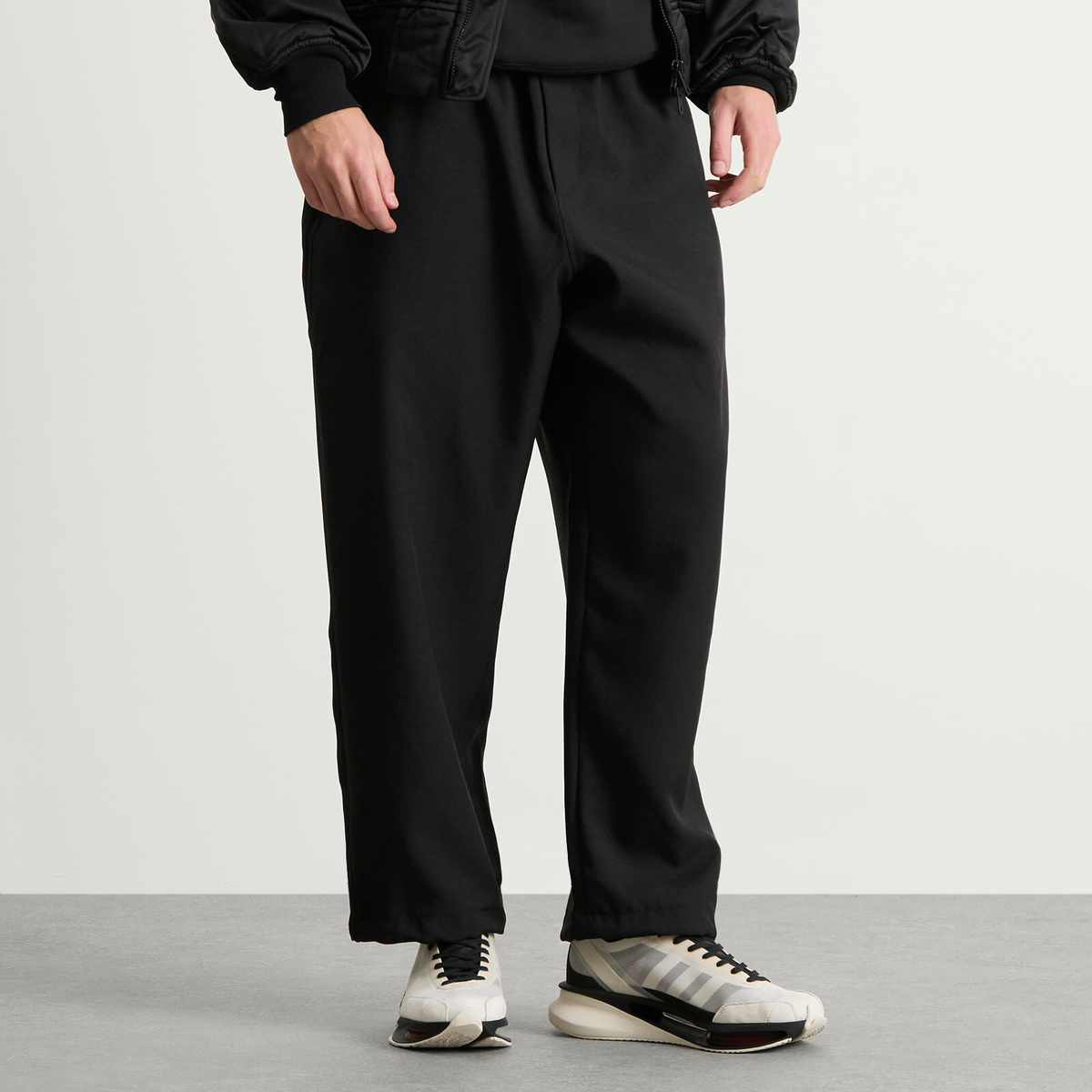 Y-3 Men's Three Stripe Track Pants in Black Y-3
