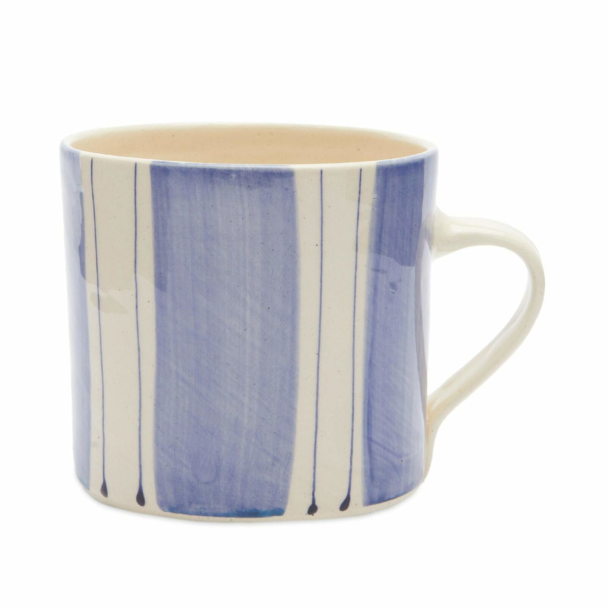 The Conran Shop Vertical Stripe Mug in Blue/White The Conran Shop