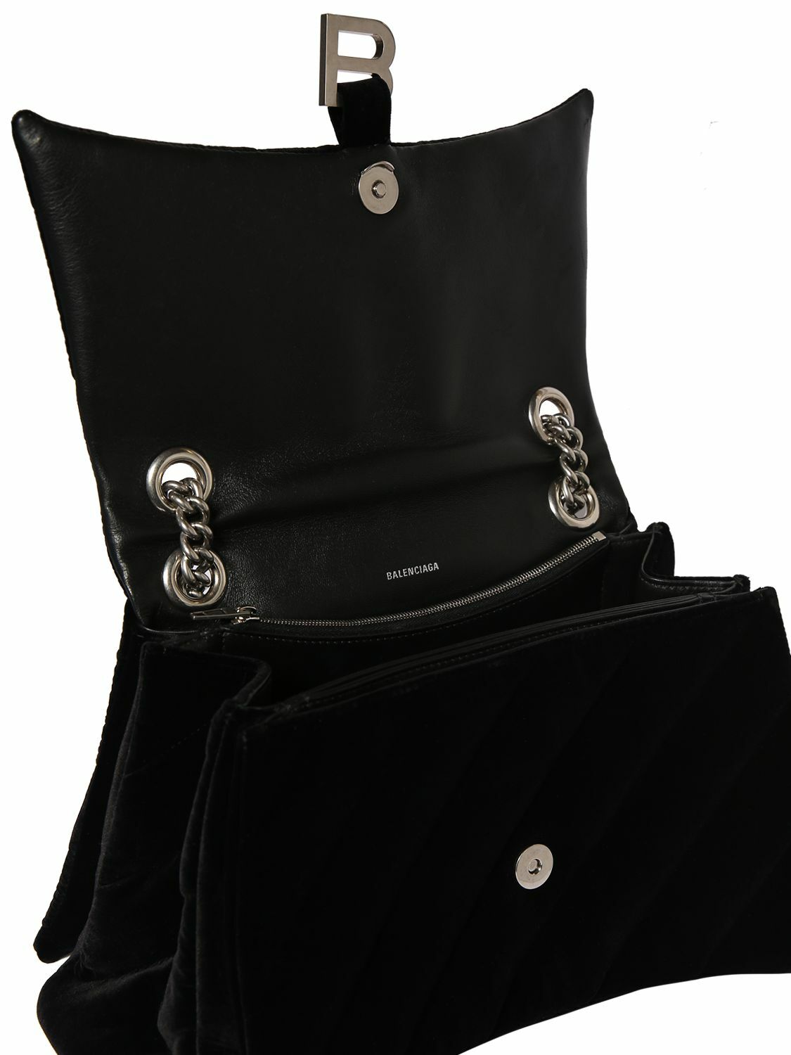 BALENCIAGA - Small Crush Quilted Viscose Blend Bag Balenciaga