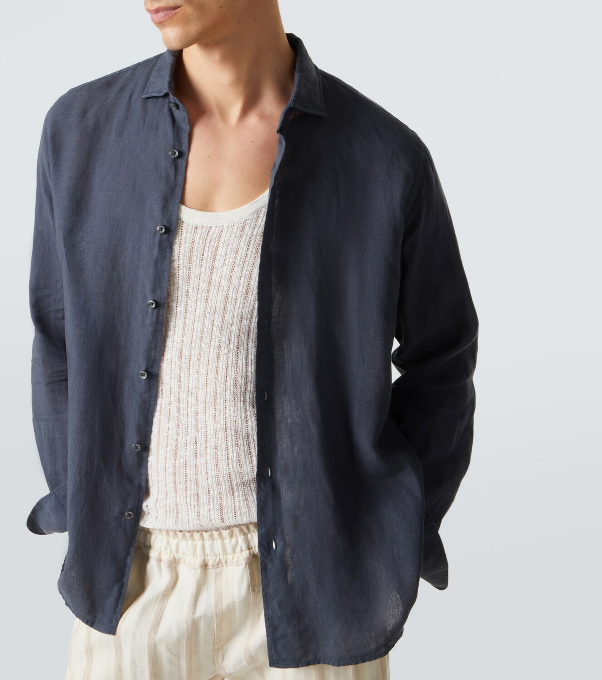 Fedeli Nick linen shirt Fedeli