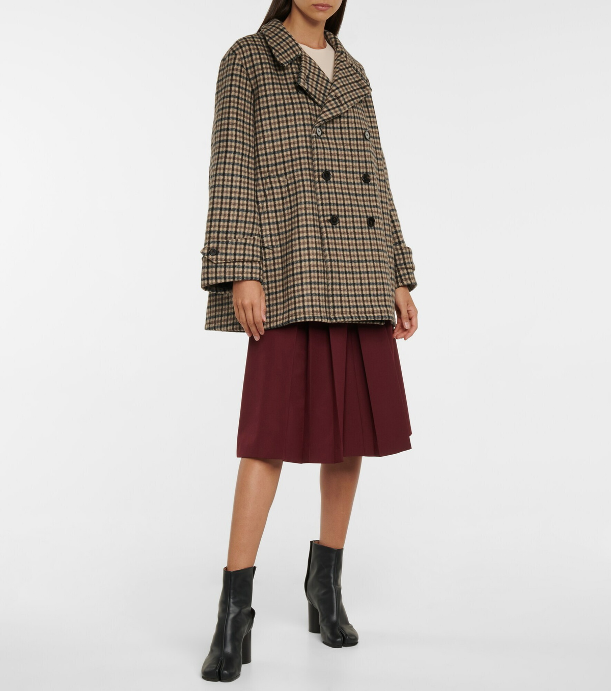 Maison Margiela - Checked virgin wool jacket Maison Margiela