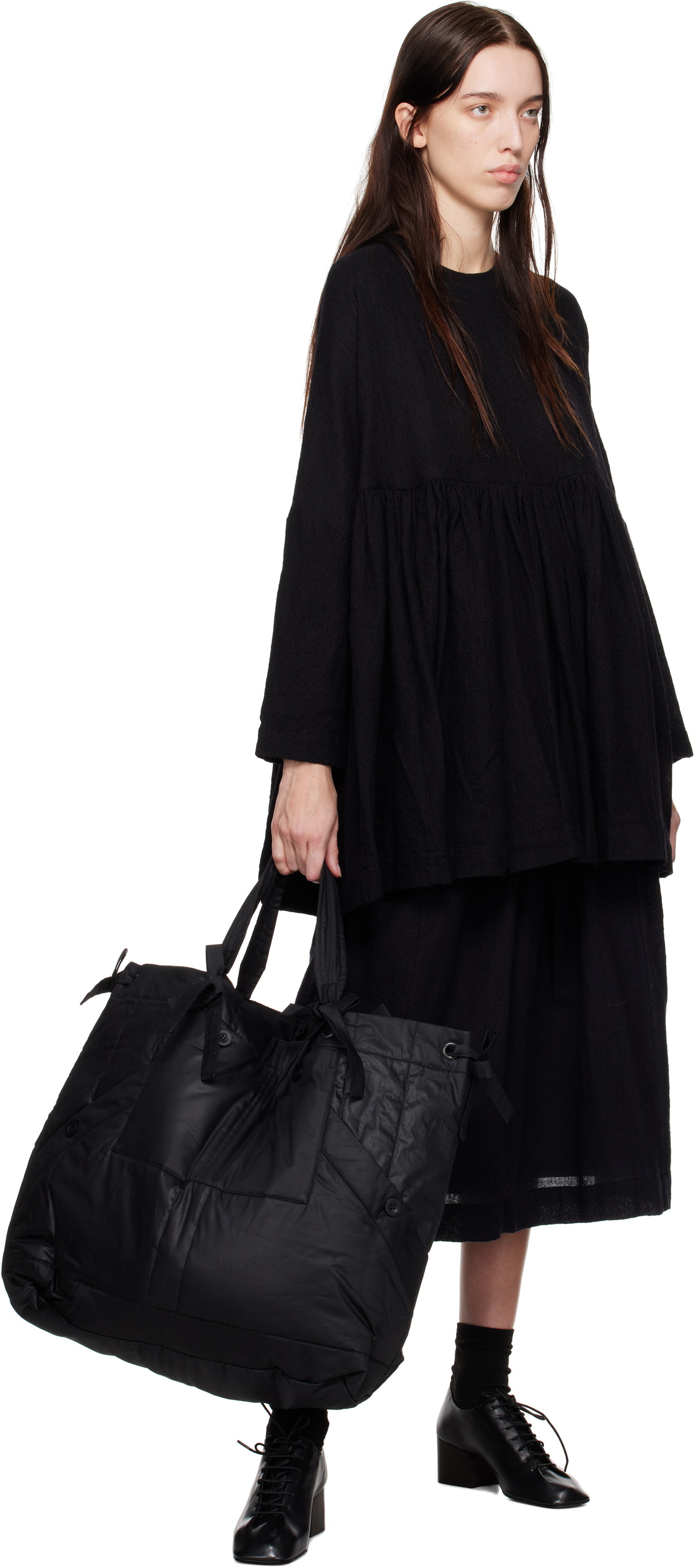 CASEY CASEY Black PYJ Rouch Blouse CASEY CASEY