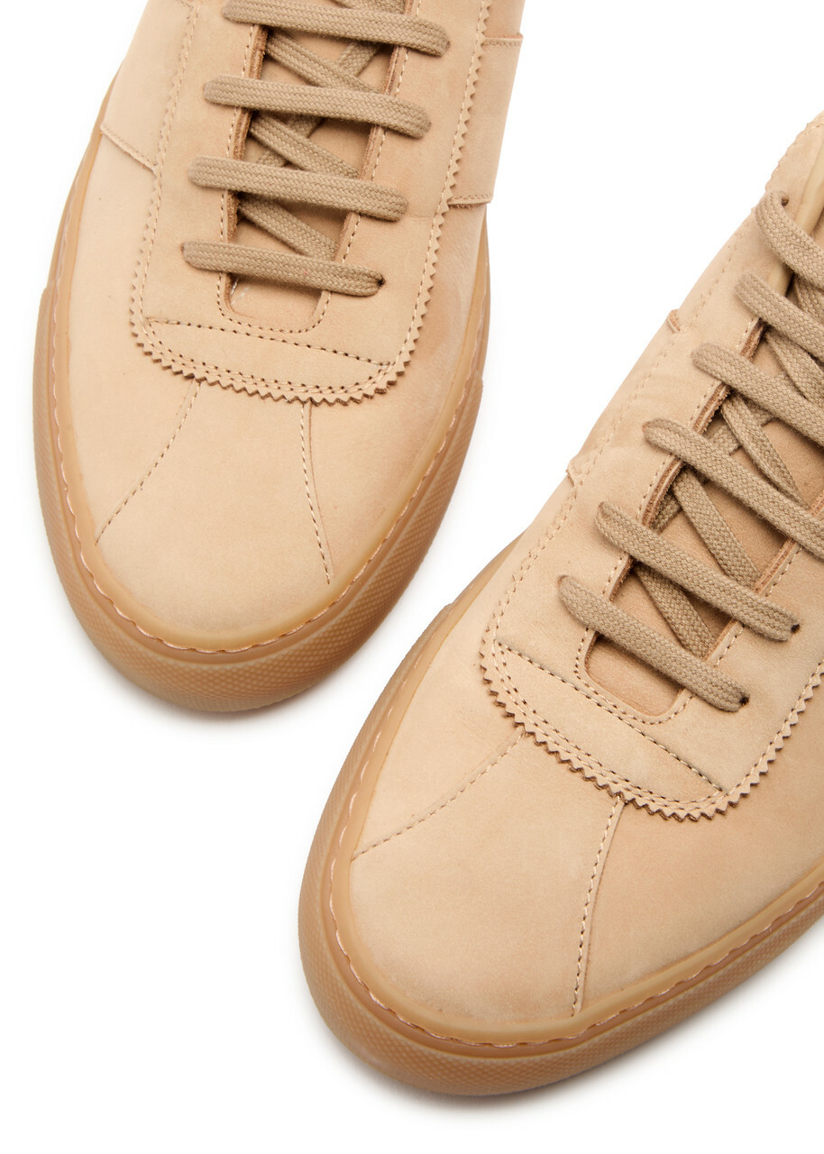 Common Projects Tennis Suede Sneakers Beige Common Projects