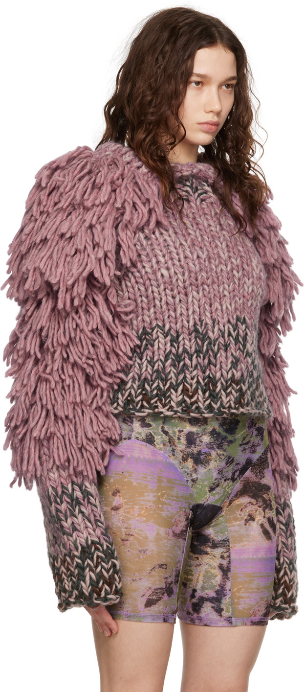 KNWLS Purple Yeti Sweater KNWLS