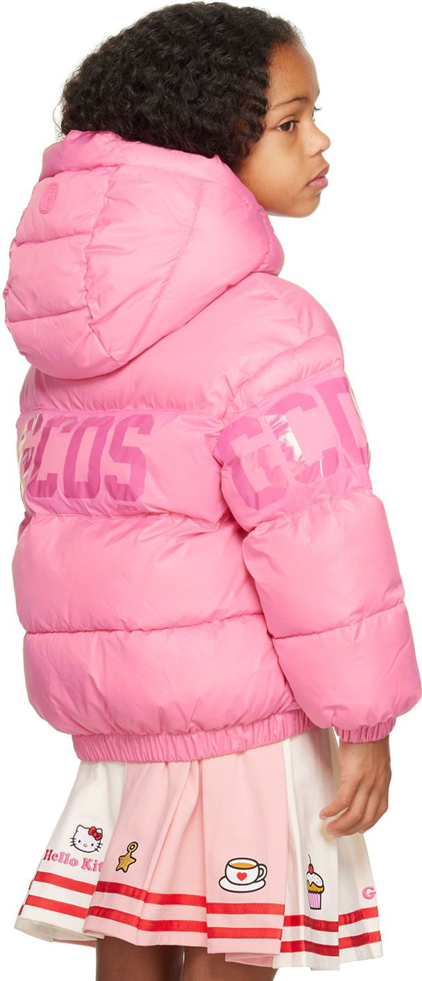 GCDS Kids Kids Pink Padded Jacket