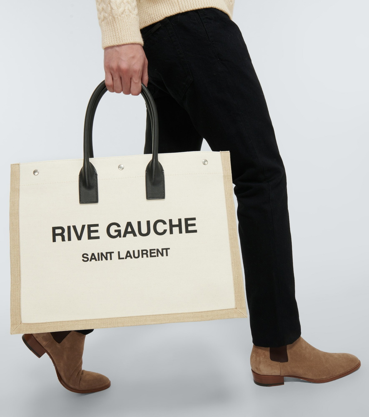 Saint Laurent - Rive Gauche canvas tote bag Saint Laurent