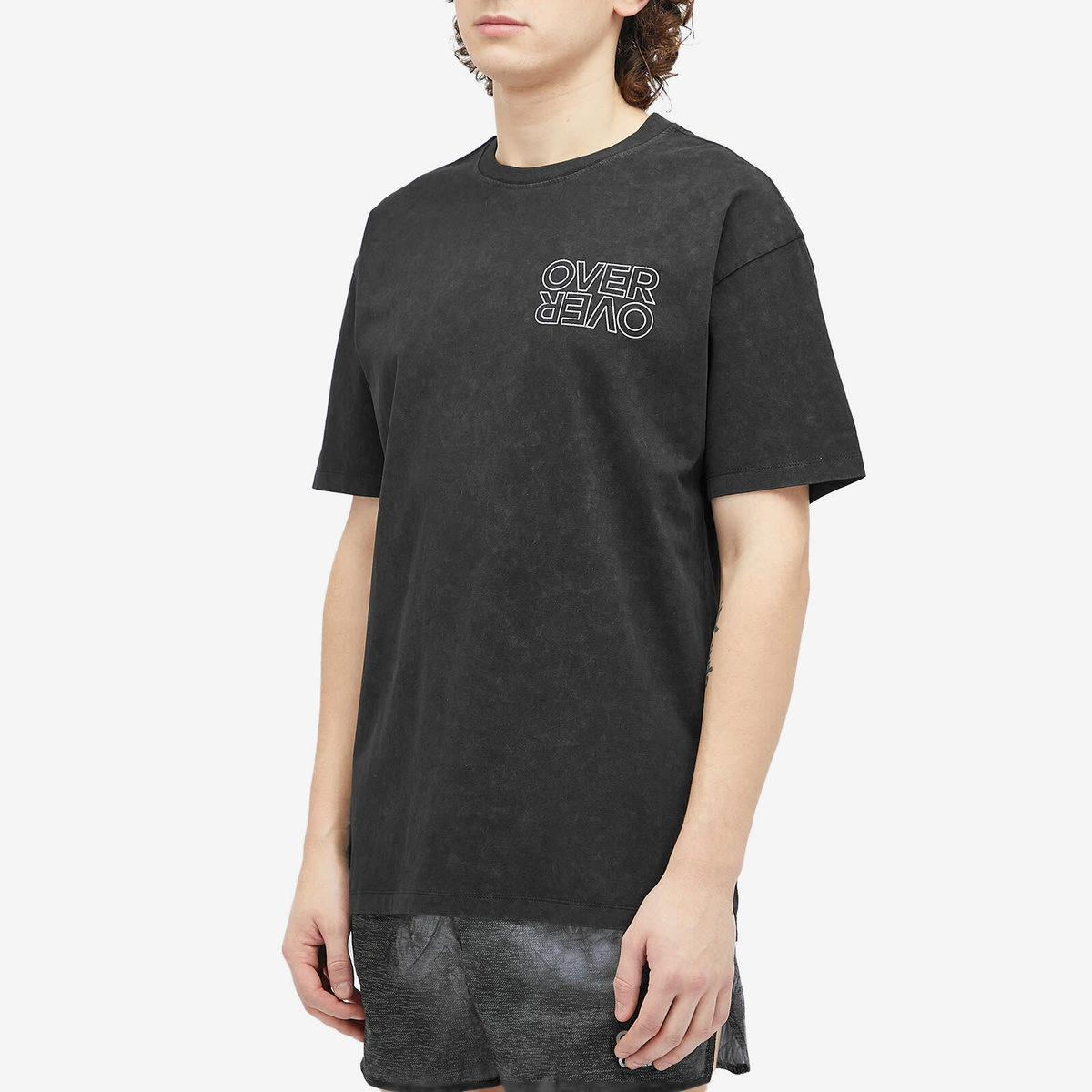 Over Over Men's Run the World Easy T-Shirt in Black OVER OVER