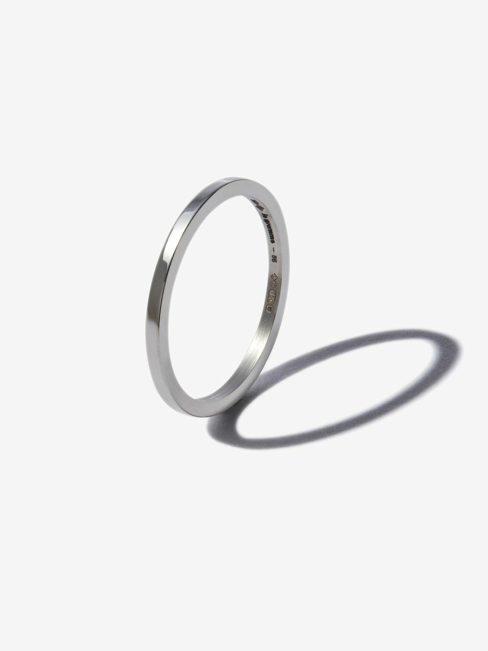Le Gramme 18K White Gold La 2g Polished Ribbon Ring Le Gramme