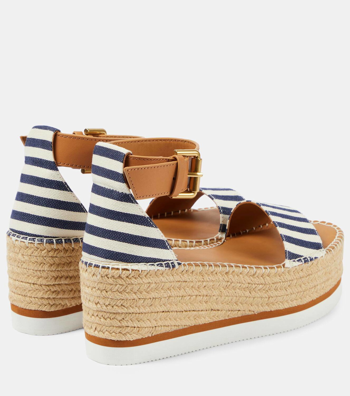 See By Chloé Glyn striped espadrille wedges See by Chloe