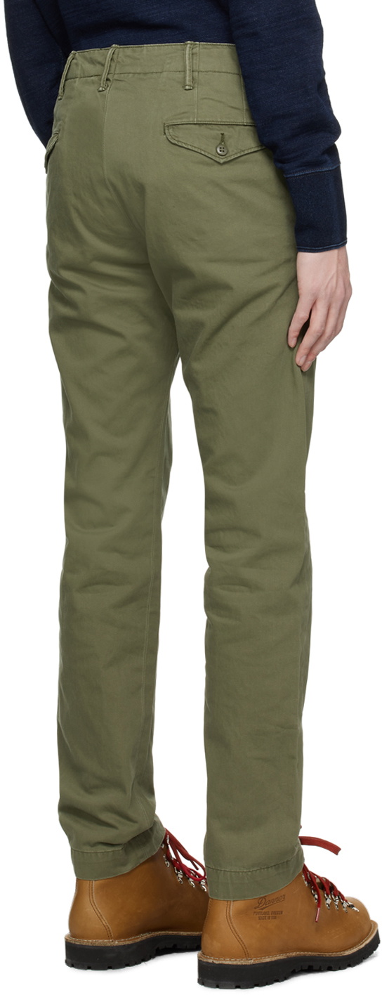 RRL Khaki Officer Trousers RRL