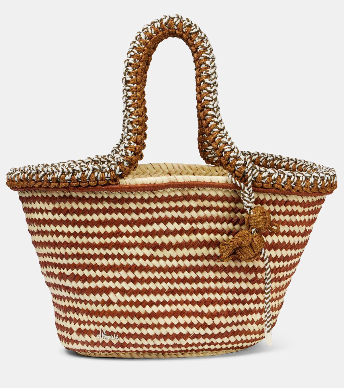 Alémais Dee Dee Large raffia tote bag ALÉMAIS