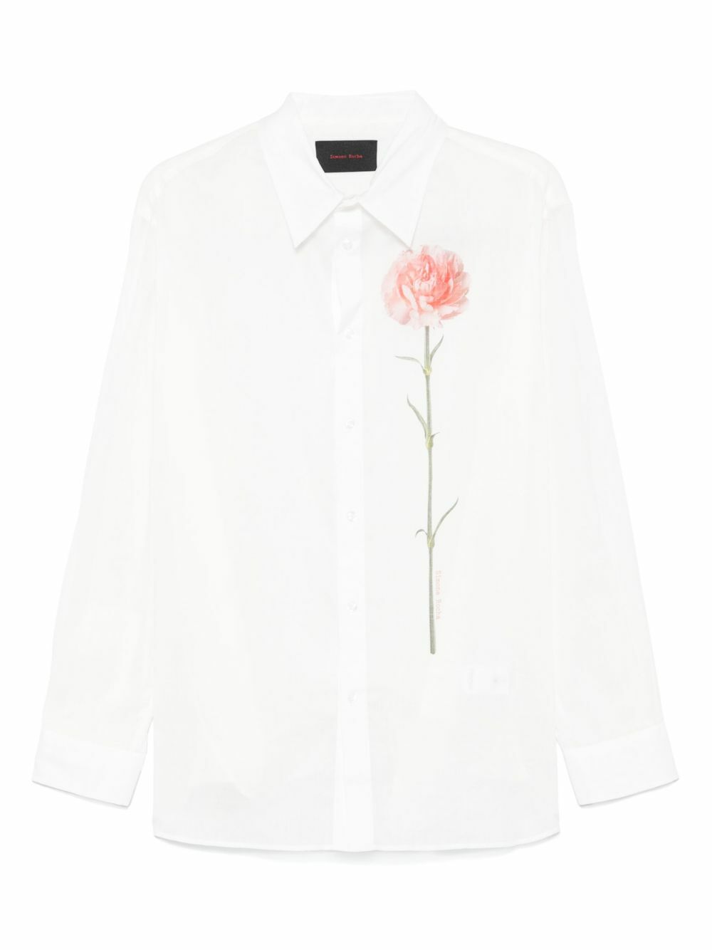 Simone Rocha Carnation-Print Shirt Simone Rocha