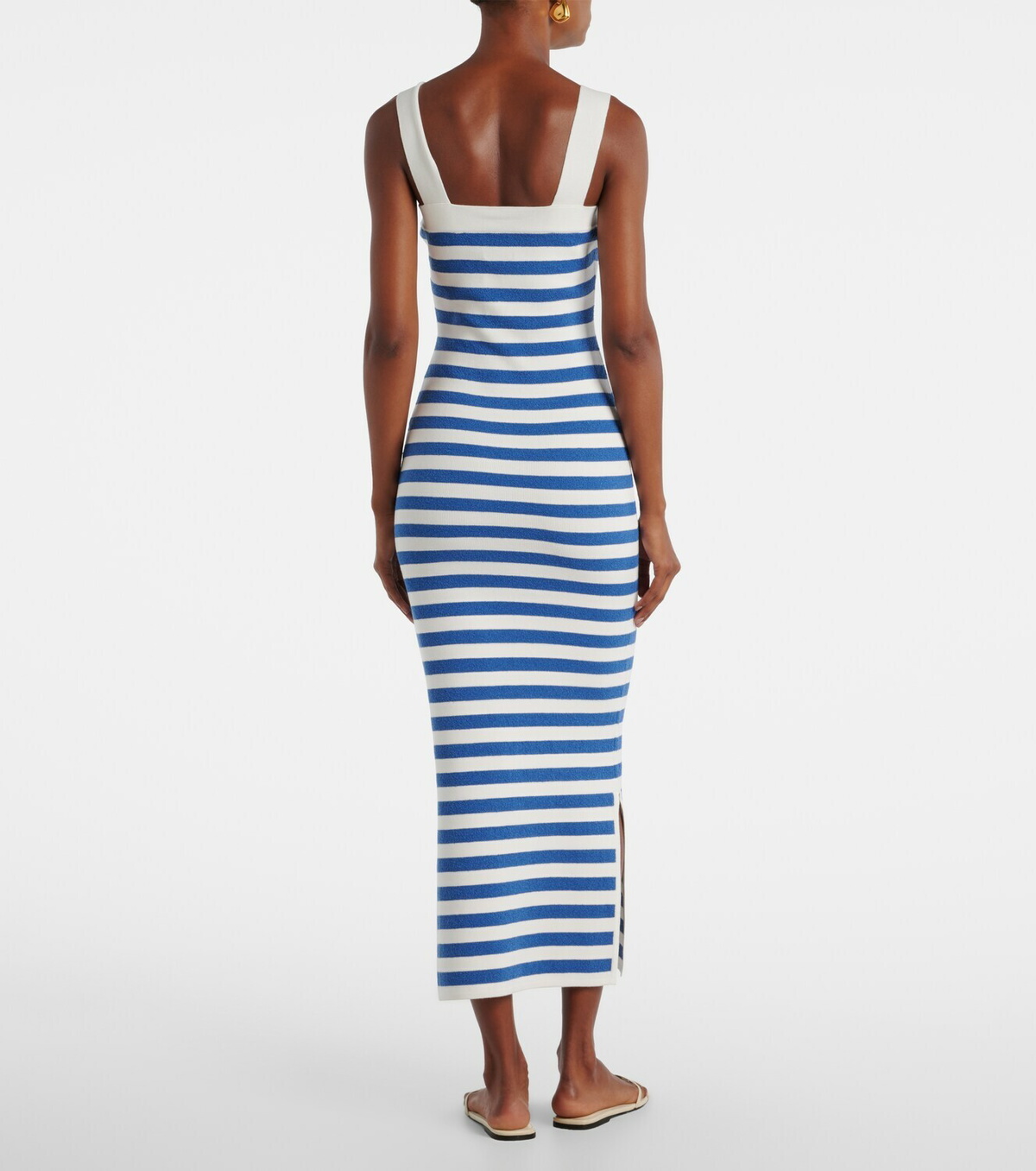 Posse Ari striped knitted maxi dress Posse