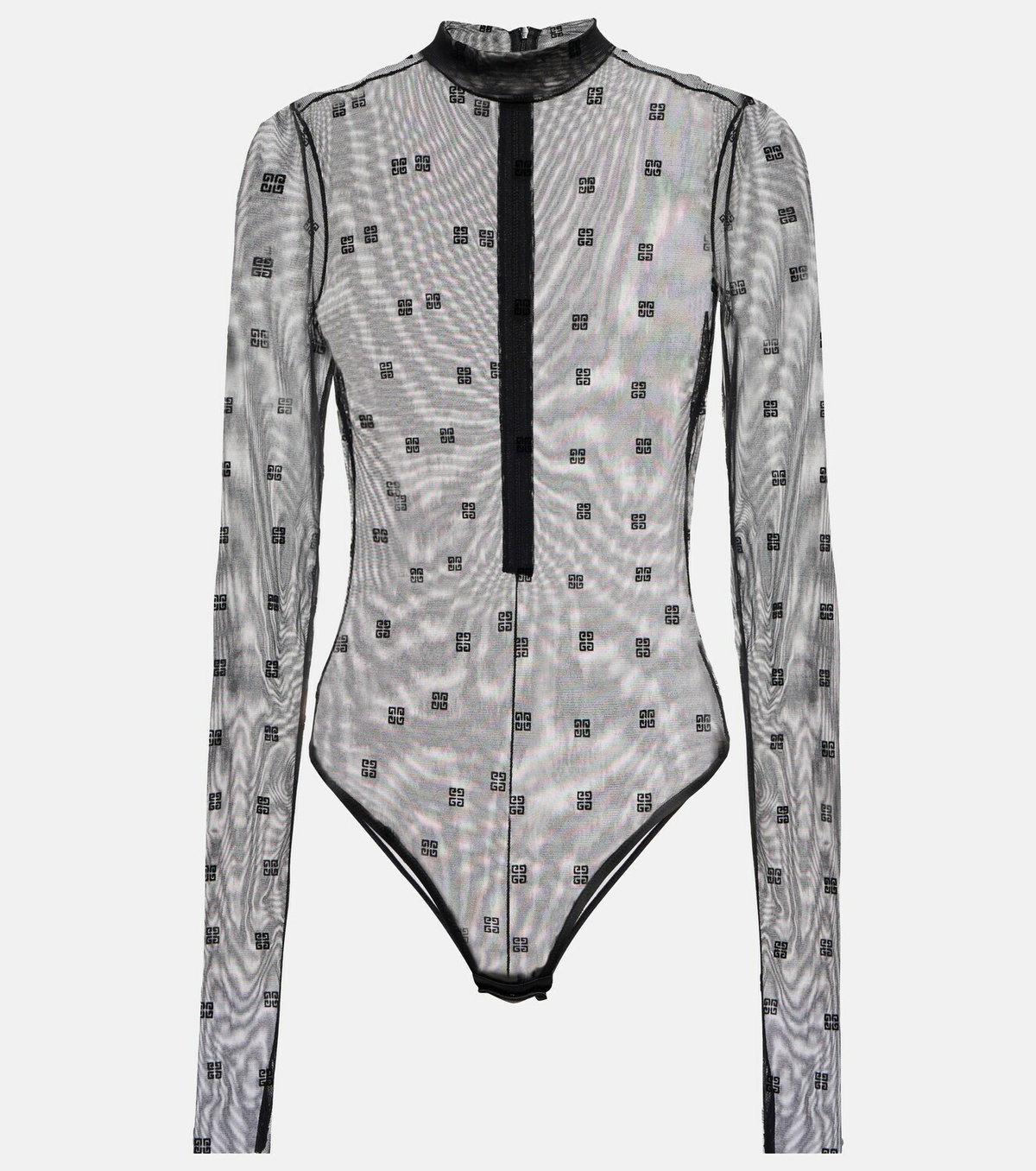 Givenchy - 4G jacquard-knit tulle bodysuit Givenchy
