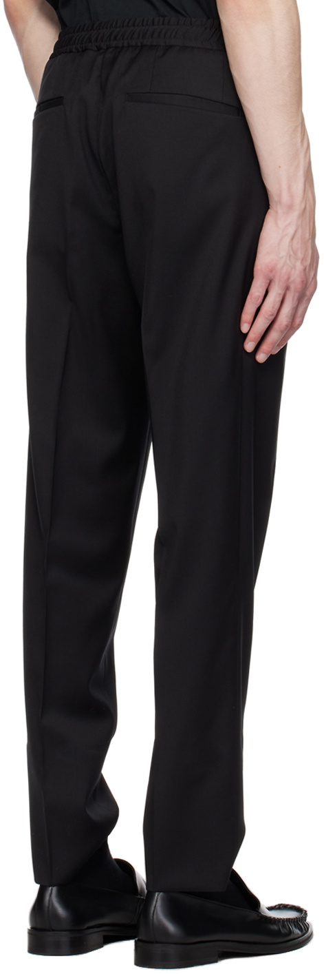 Lardini Black Drawstring Trousers Lardini