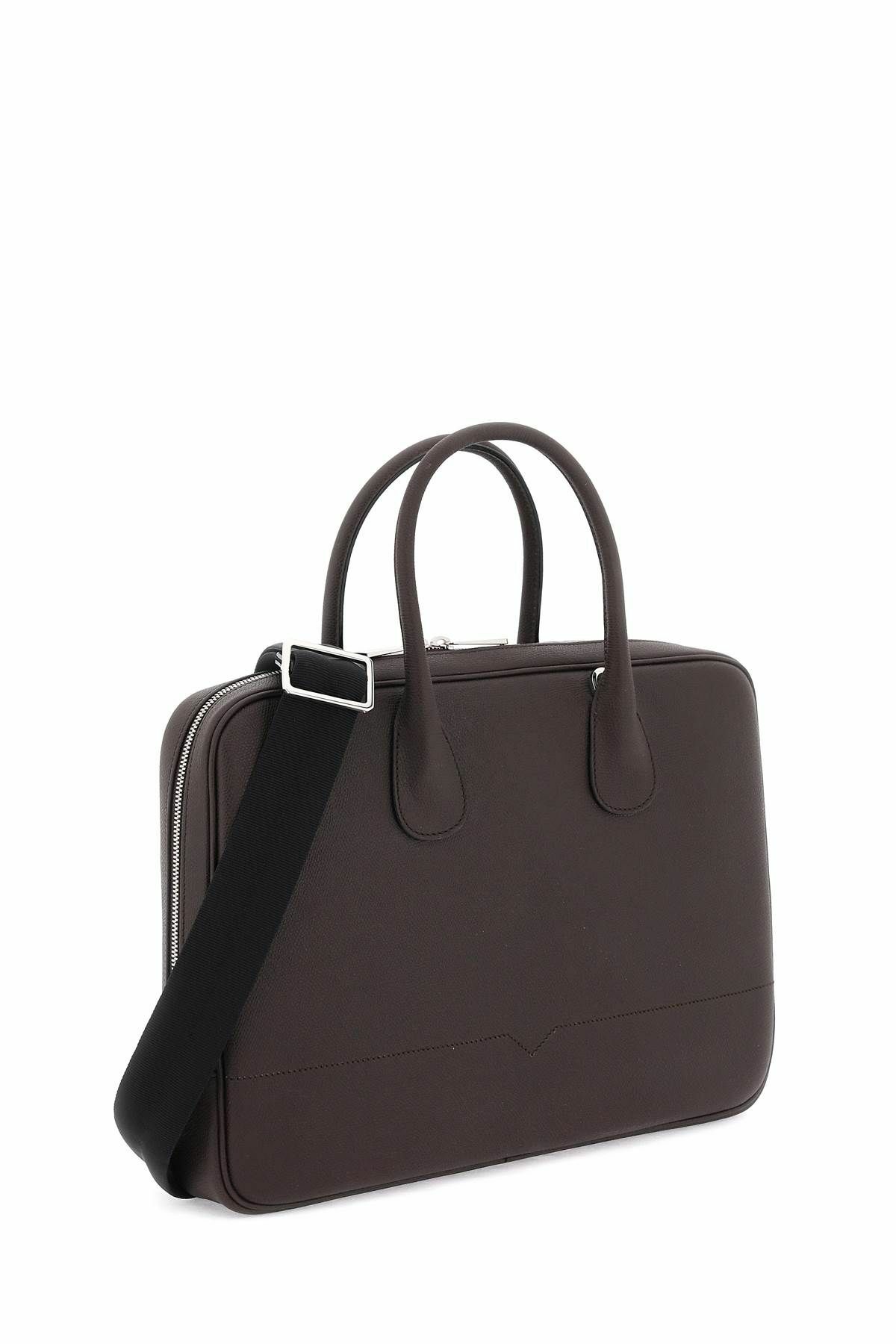 VALEXTRA leather business bag Brown Valextra