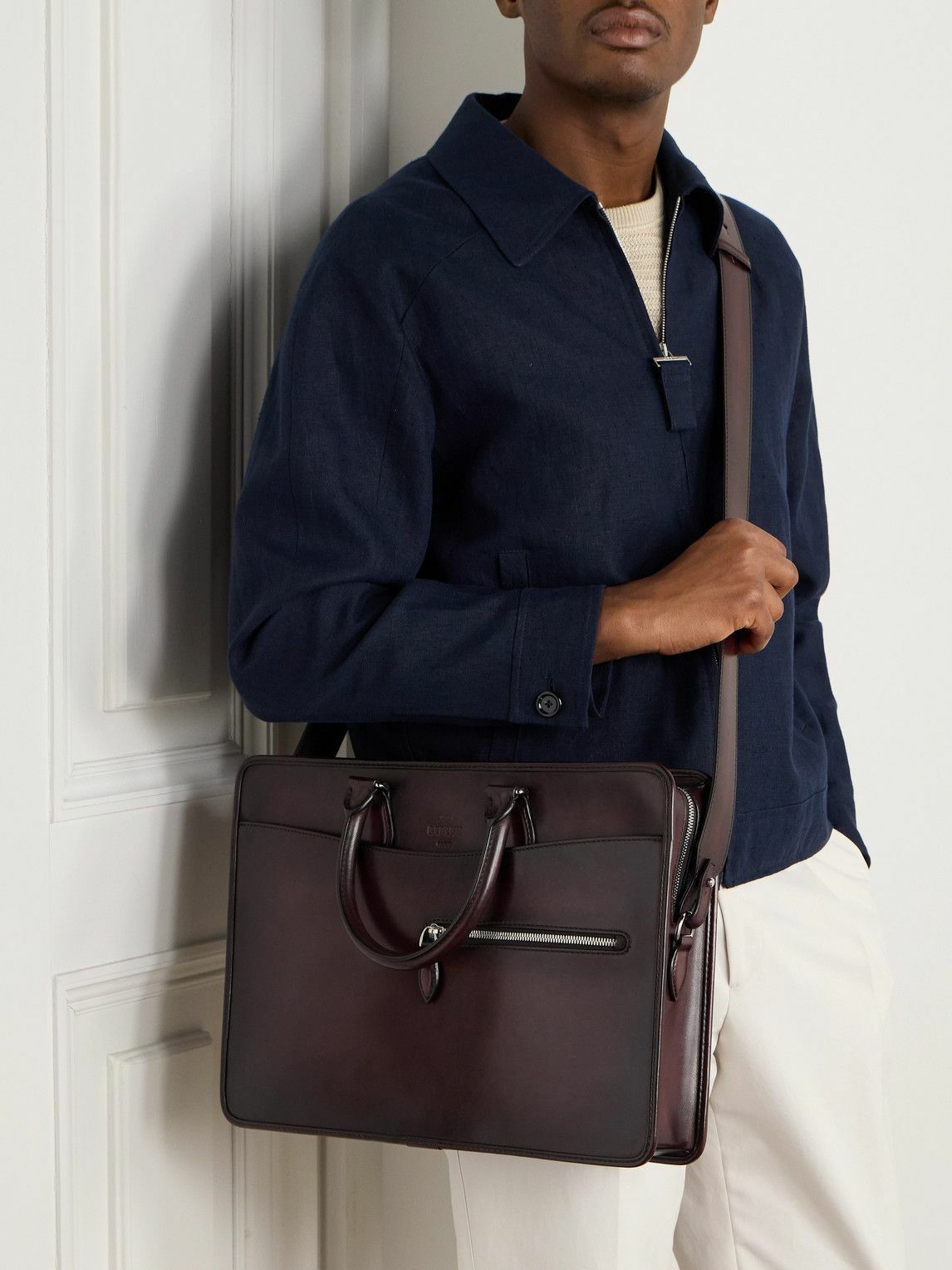 Berluti - Un Jour Venezia Leather Briefcase Berluti