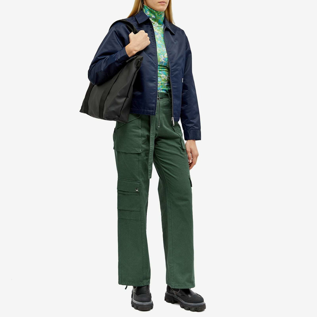 Rains Women's Tote Bag Mini in Black Rains