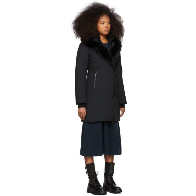 Mackage SSENSE Exclusive Black Down Kay-P Touch Coat Mackage
