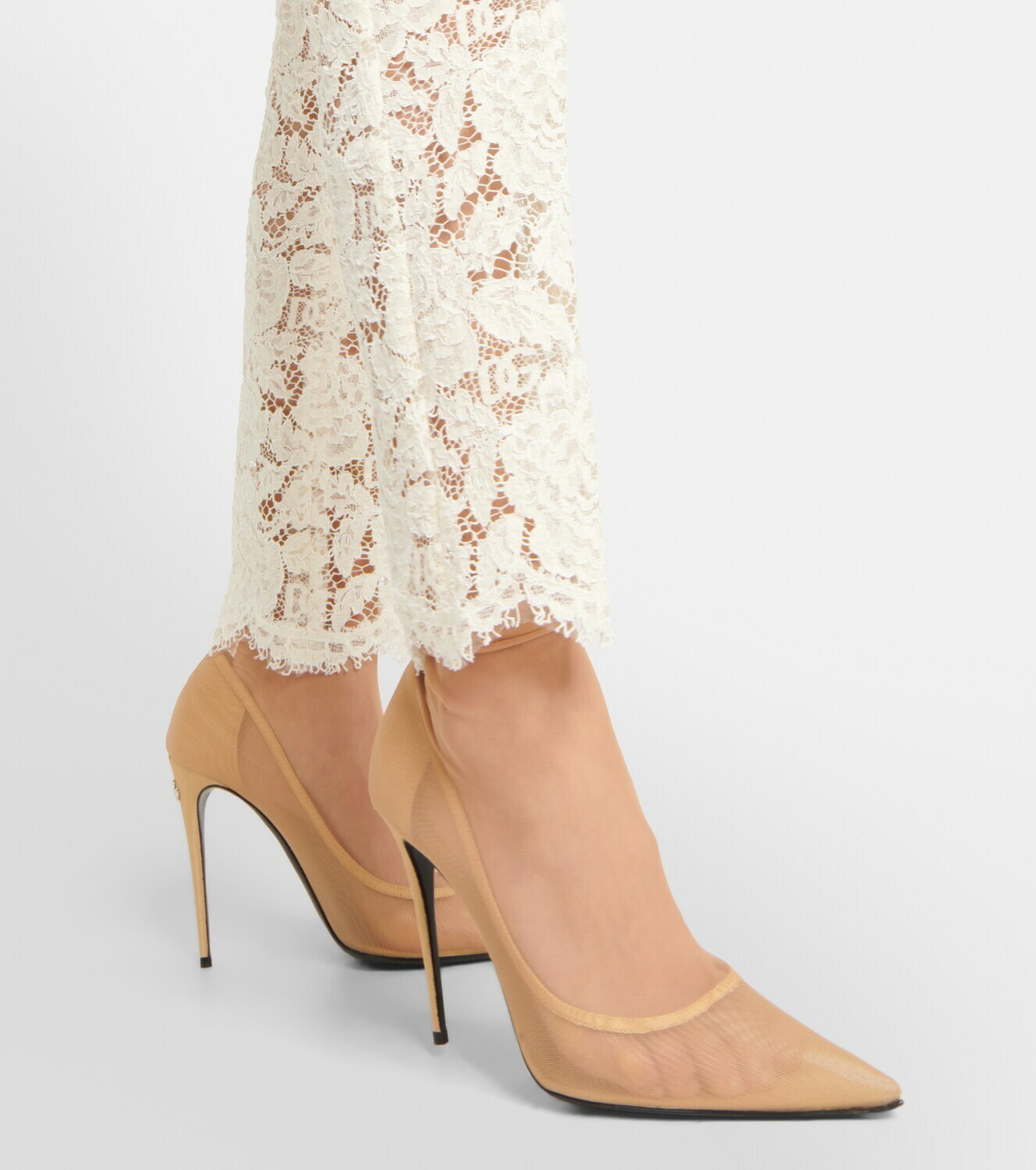 Dolce&Gabbana High-rise lace pants Dolce & Gabbana