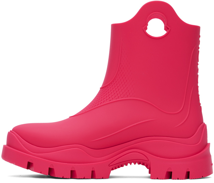 Moncler Pink Misty Rain Boots Moncler