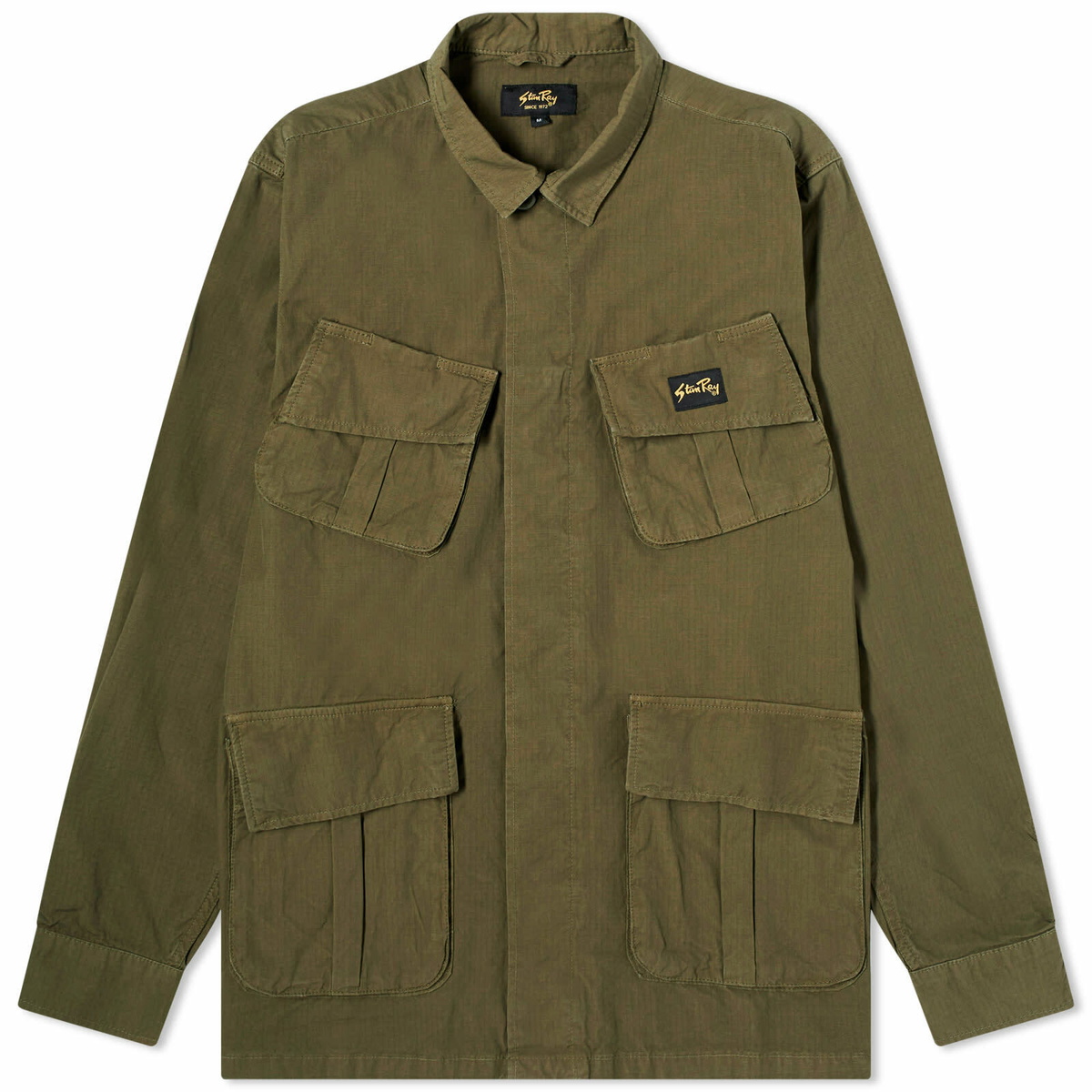 Stan Ray Men's Ripstop Tropical Jacket in Olive Stan Ray
