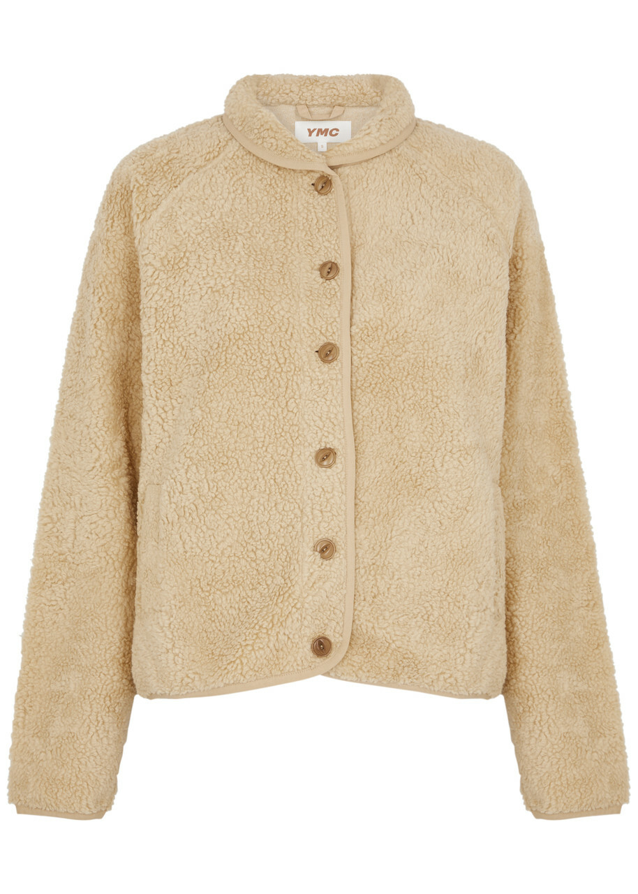 Ymc Beach Fleece Jacket Beige YMC