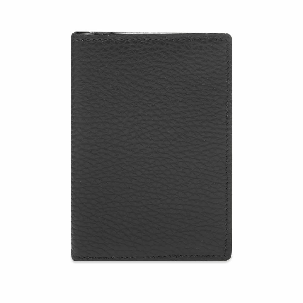 Common Projects Men's Folio Wallet in Black Textured Common Projects