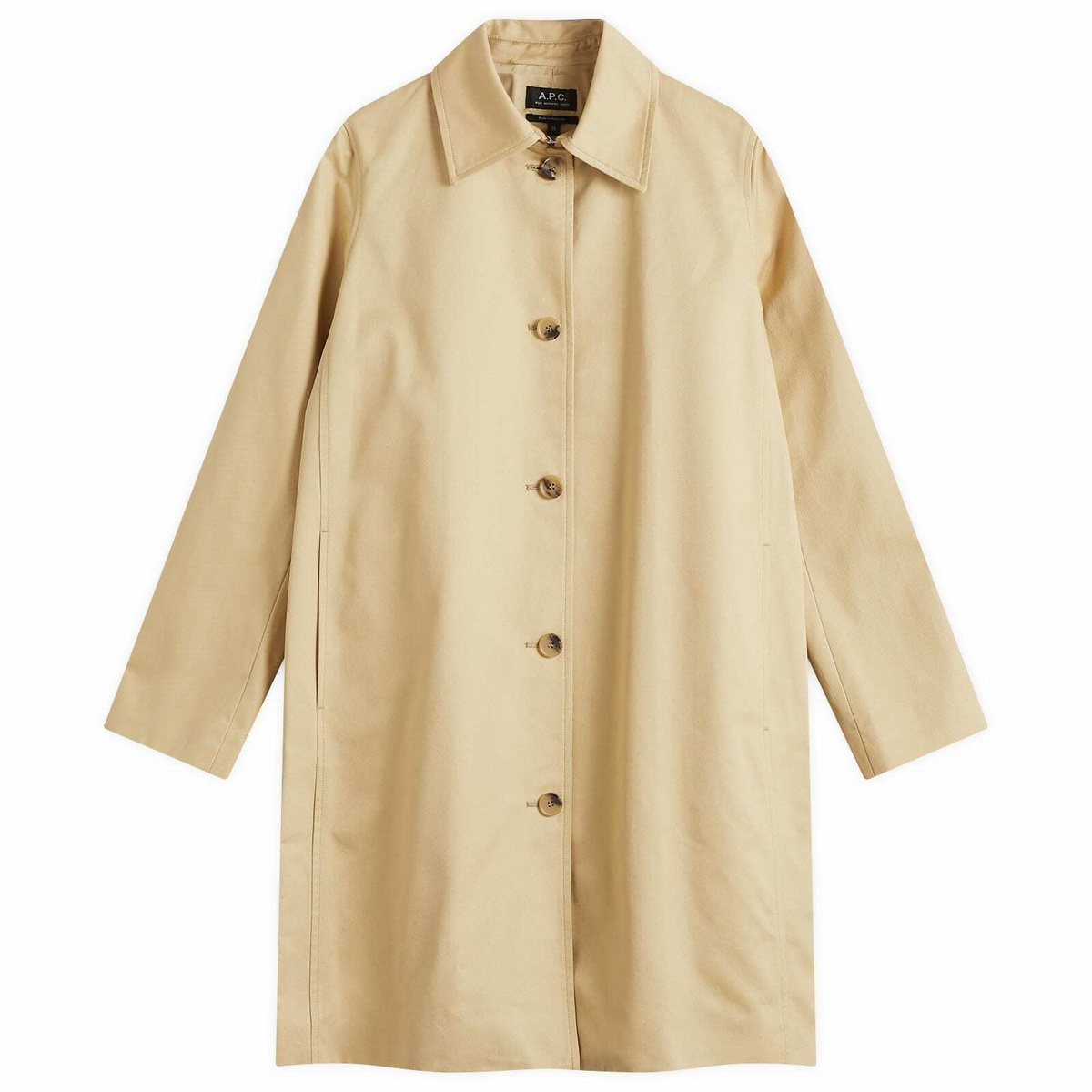 A.P.C. Women's Faustine Mac Jacket in Brown A.P.C.