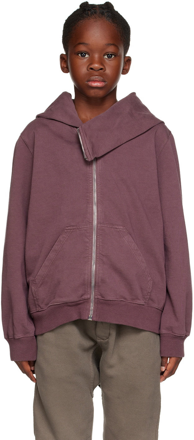 Rick Owens Kids Purple Mountain Hoodie Rick Owens