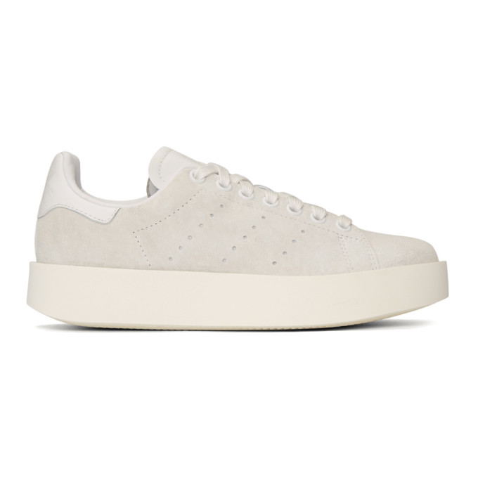 adidas Originals White Stan Smith Bold Sneakers adidas Originals