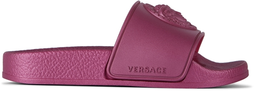 Versace Kids Pink Medusa Slides Versace