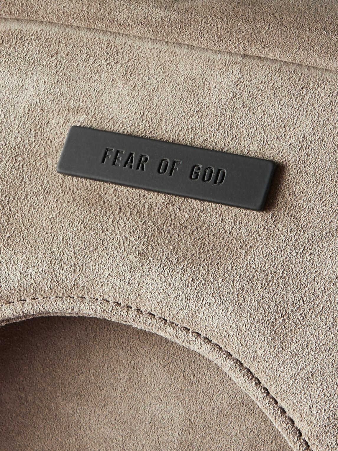 Fear of God - Leather-Trimmed Suede Backpack Fear Of God