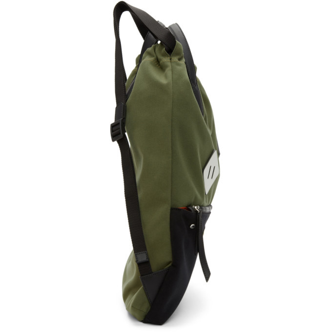 Fendi Green and Black Flat Face Backpack Fendi