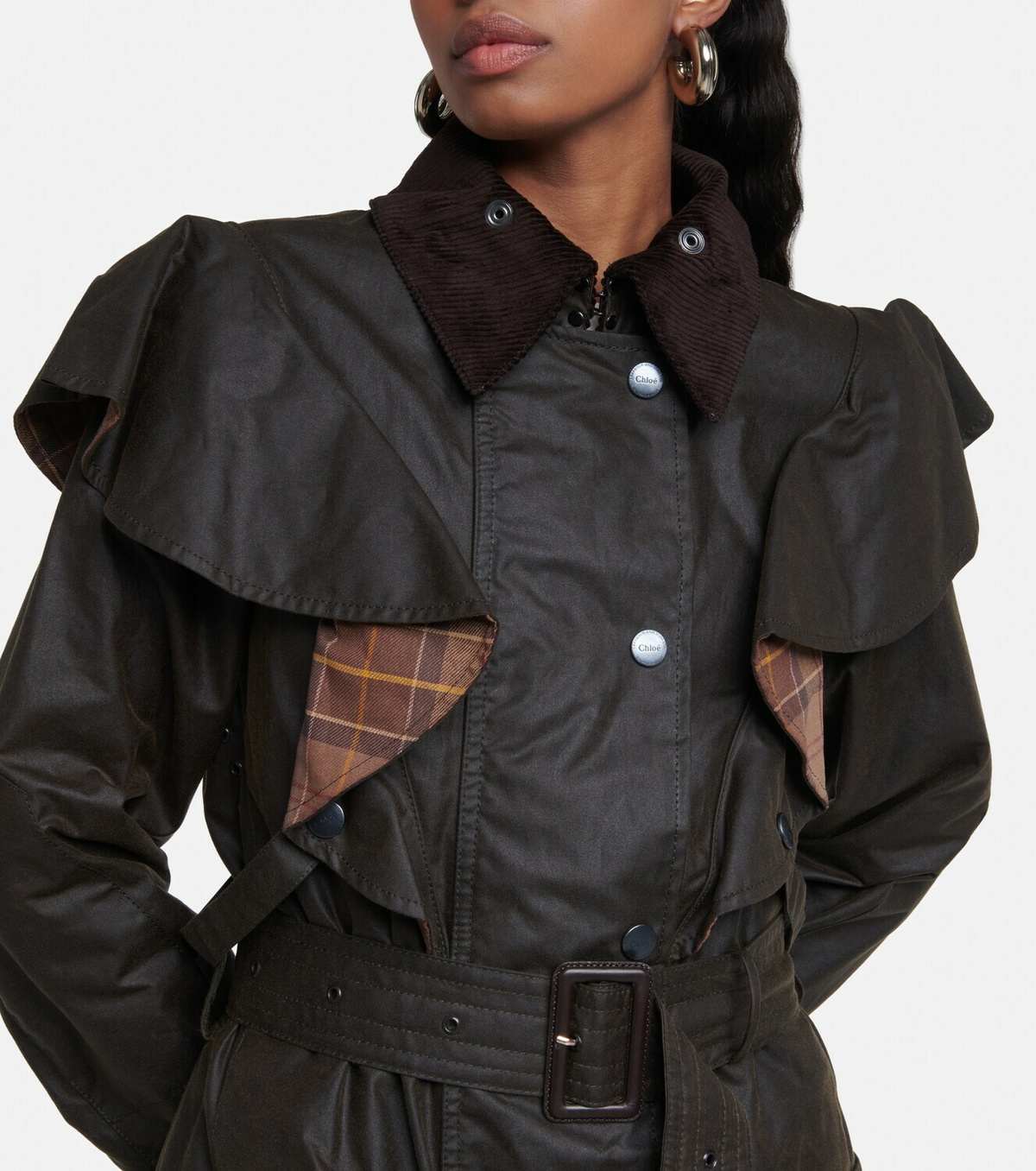 Chloe - x Barbour Dani trench coat Chloe