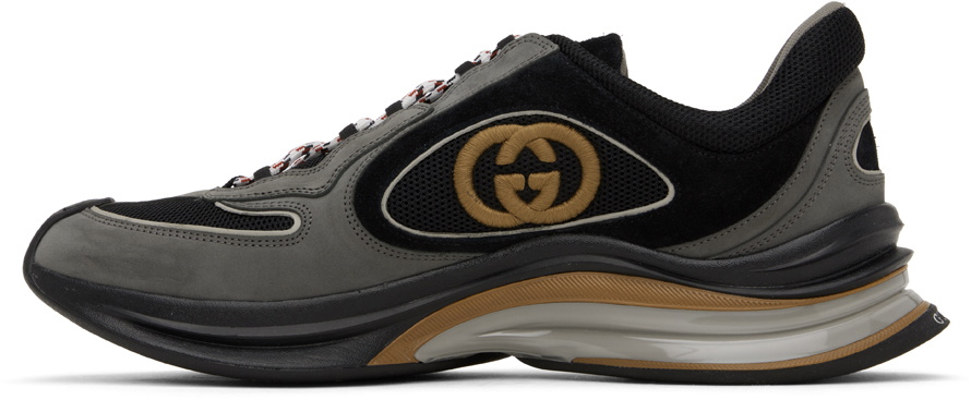 Gucci Black Interlocking G Run Sneaker Gucci