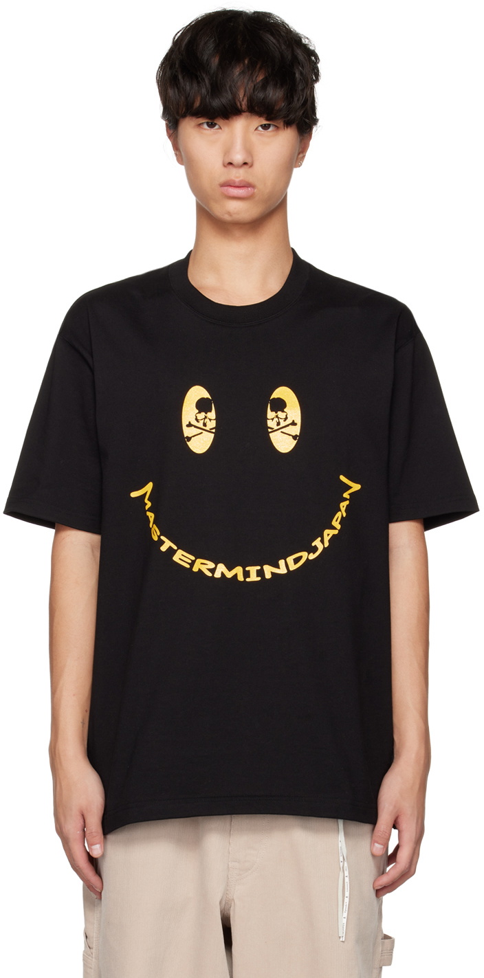 mastermind JAPAN Black Graphic T-Shirt mastermind JAPAN