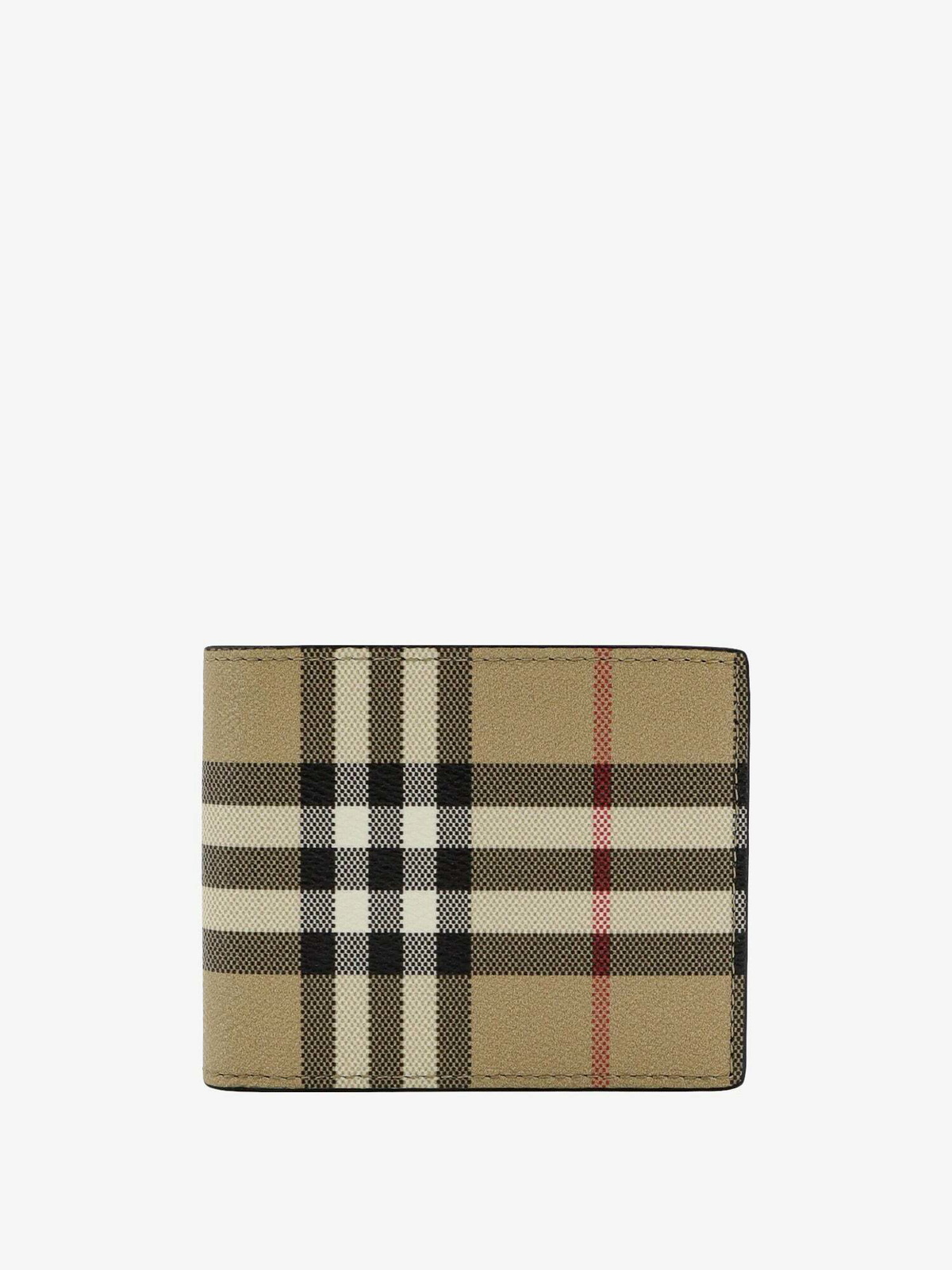 Burberry Wallet Beige Mens Burberry