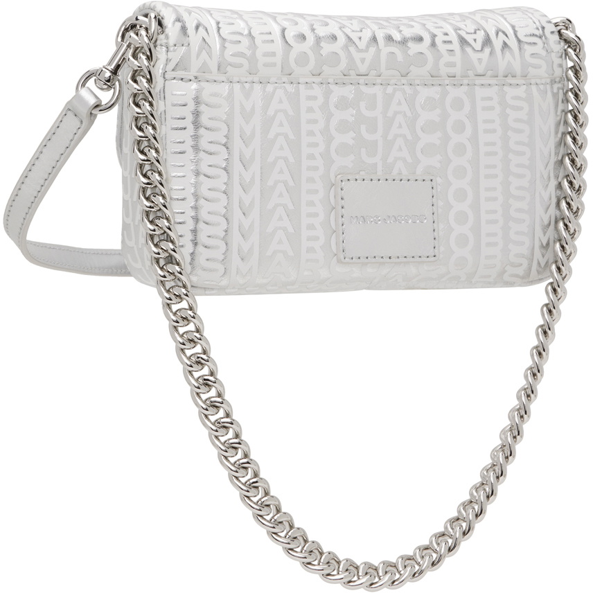 Marc Jacobs Silver 'The J Marc Mini' Bag Marc Jacobs