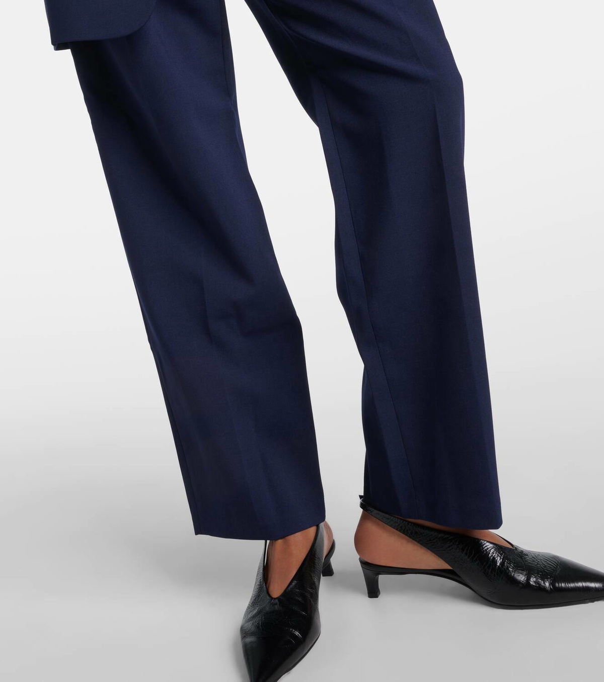 The Frankie Shop Bea high-rise straight pants The Frankie Shop