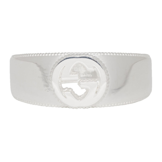 Gucci Silver Interlocking G Ring Gucci