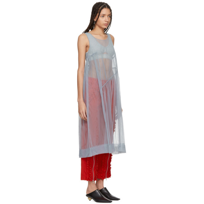 Molly Goddard SSENSE Exclusive Grey Robyn Dress Molly Goddard