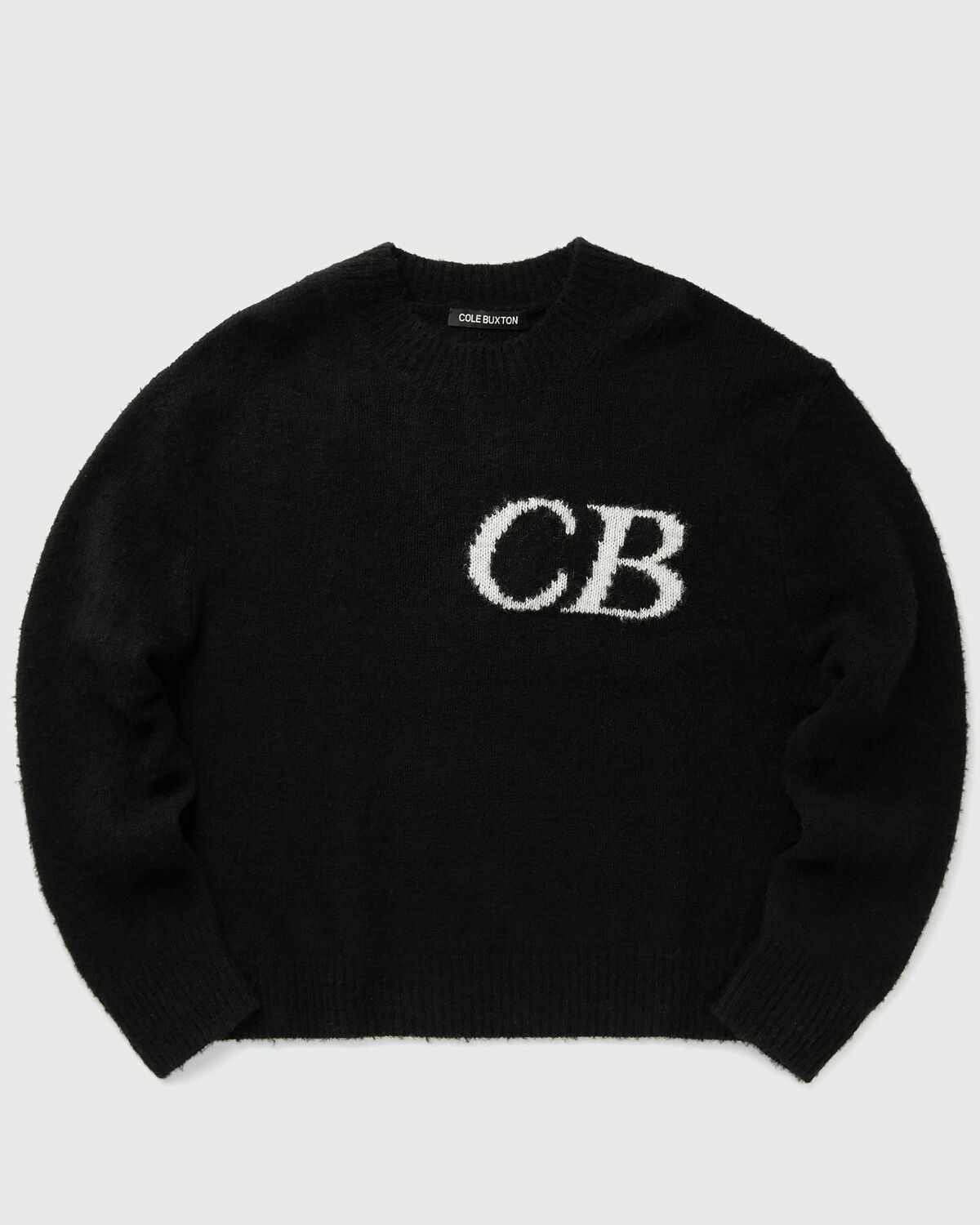 Cole Buxton CB LOGO KNIT Black Mens Pullover Cole Buxton