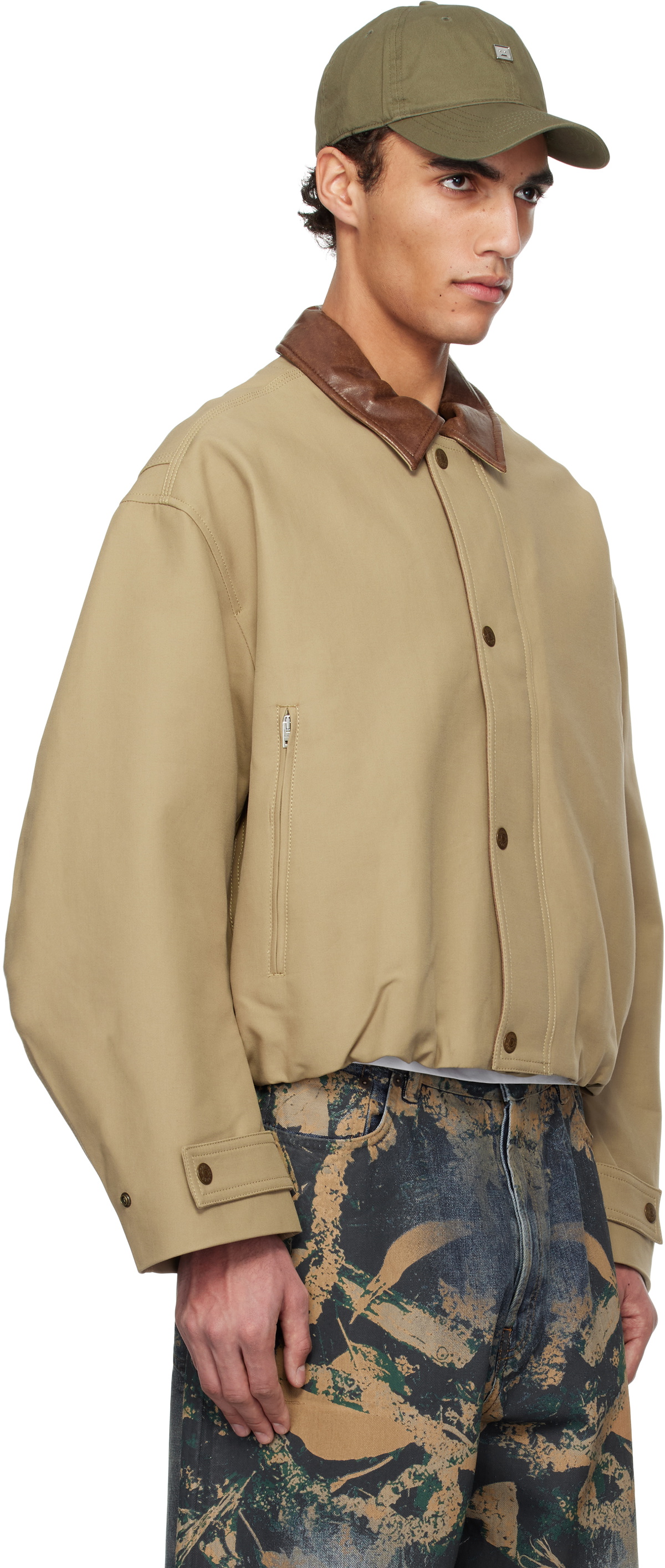 Acne Studios Beige Twill Jacket Acne Studios